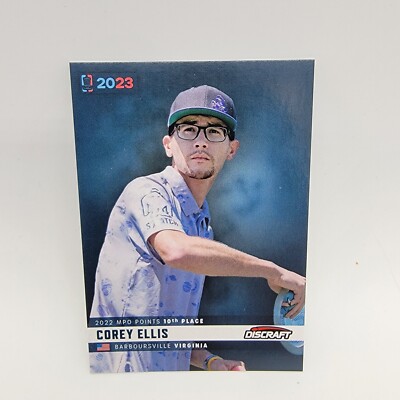 2023 DGPT Disc Golf Trading Card Corey Ellis | eBay
