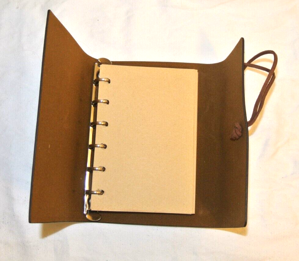 Retro Spiral Ring Binder Diary - Leaf-Travel/Notebook/Journal - NEW | eBay
