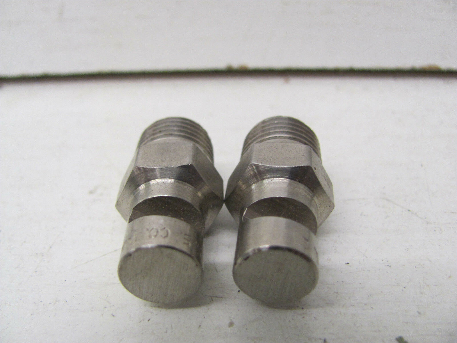 LOT OF 2 SS CO. SPRAY TIP NOZZLES 1/4 K 316 STAINLESS STEEL NEW(OTHER ...