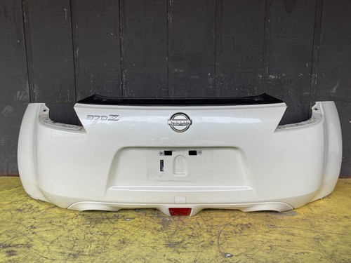 2016 NISSAN 370Z REAR BUMPER COVER COMPLETE PEARL WHITE -QAB- OEM 2009 ...