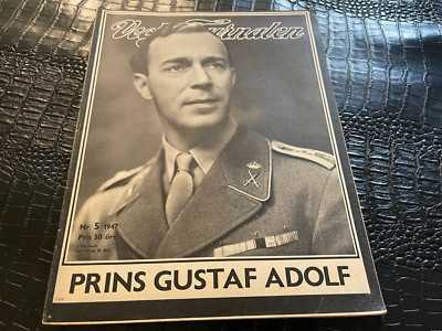 #5 1947 VECKO JOURNALEN Swedish magazine | eBay