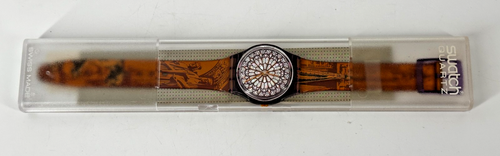 Vintage Swatch Wristwatch Gent Quasimodo 1994 Notre Dame Window GV108 ...