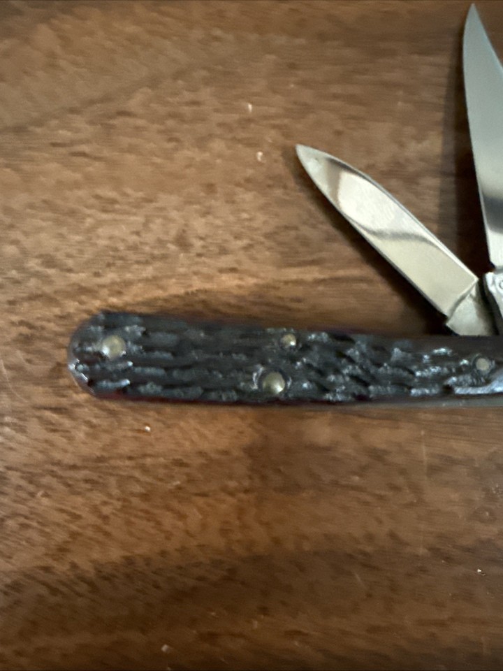 Vintage Case XX U.S.A. 6229 1/2 Dark Redbone Tadpole Knife 1965-1969 | eBay