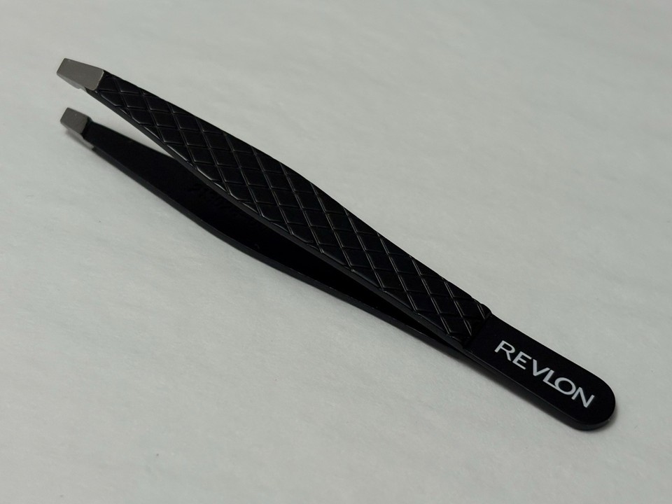 New Revlon Expert Slant Tweezer tip Made With Stainless Steel 6-PACK | eBay