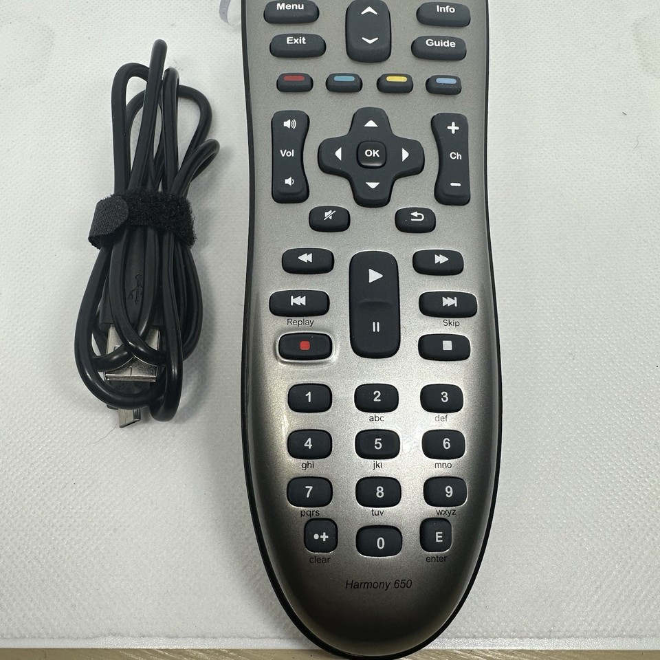 Logitech Harmony 650 Silver Universal Remote Control Tested ...