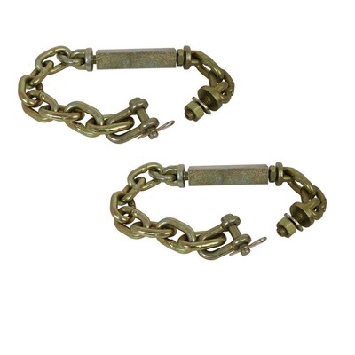 2 Universal 3 Three Point Hitch Chain Stabilizer Turnbuckle Sway | eBay
