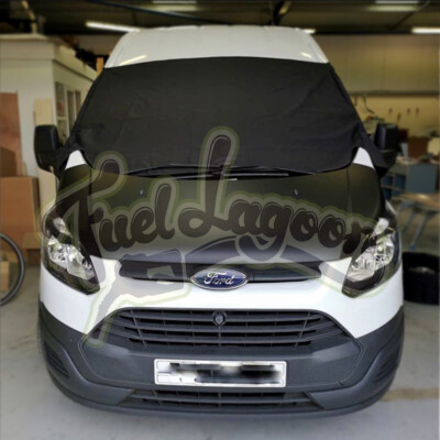 Ford transit custom Frost Protect windscreen Cover Ice Snow Guard black ...