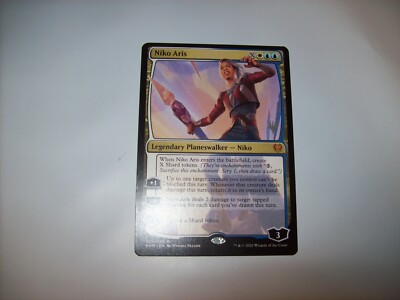 Niko Aris x1 Kaldheim Mythic Rare Promo Stamped Magic MTG NM Free Ship ...
