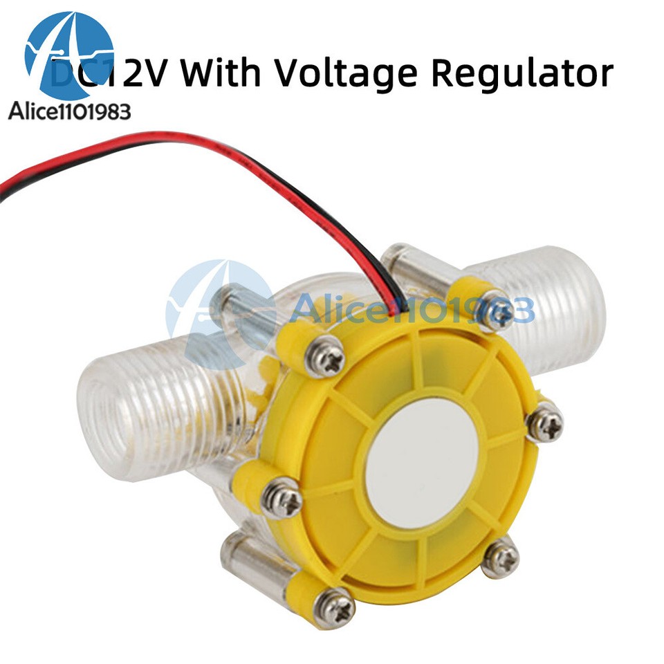 Water Flow Pump Micro Hydro Generator Turbine Flow Hydraulic Power ...