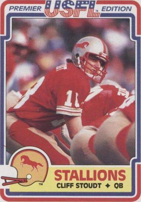 1984 Topps USFL - Cliff Stoudt #16 (RC) for sale online | eBay