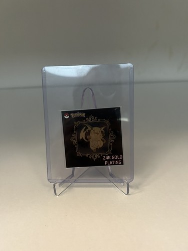 Raichu 24k Gold Plated Pokemon Sticker Officially Licensed Sealed NM | eBay