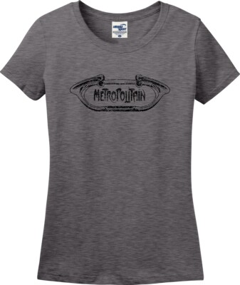 Metropolitain Vintage Paris Metro Sign Paris Missy Fit Ladies T-Shirt ...