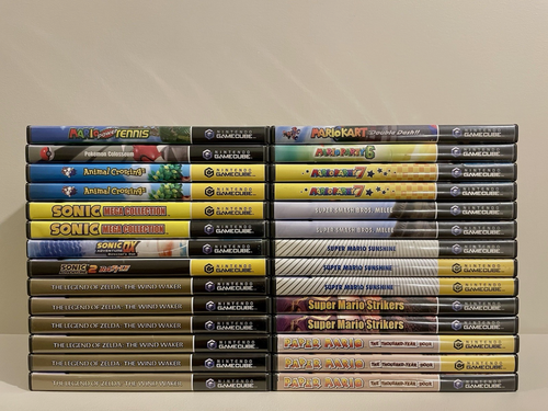 Nintendo GameCube Game Lot 28 Mario Sonic Zelda Pokemon Etc ⭐️ Tested ...