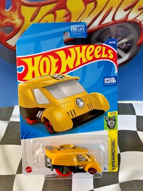 Hot Wheels 2022 HW Experimotors 4/10 054 See Me Rollin' Yellow OH5/DICE ...