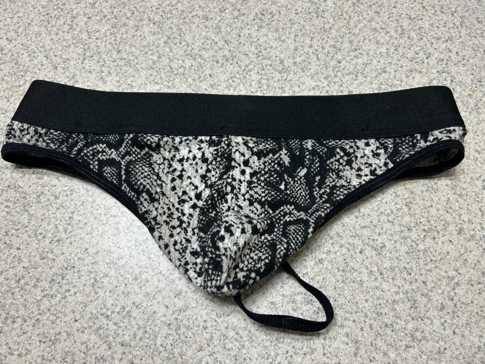 Go Softwear Silver Python Thong Size M | eBay