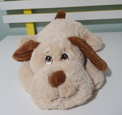 TOYS R US DOG PLUSH TOY 2017 36CM LONG BROWN DOG | eBay