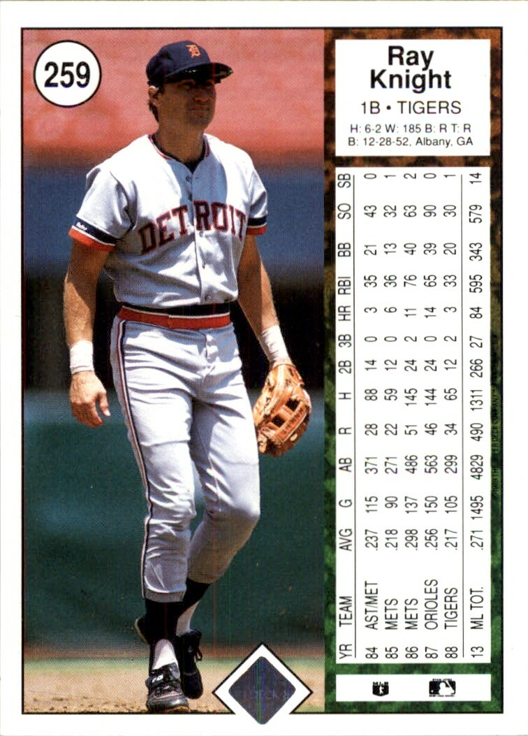 1989 Upper Deck MLB Ray Knight #259 | eBay