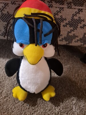 Jamaican Rasta Reggae Penguin 13" Plush Stuffed Animal Dread Locks ...