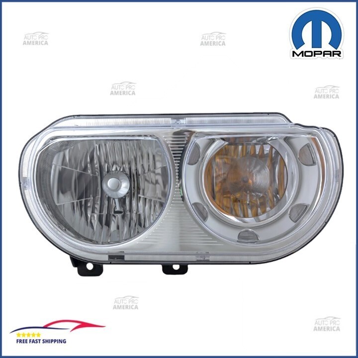 Halogen Headlight Passenger Side Right 2008-2014 Dodge Challenger MOPAR ...