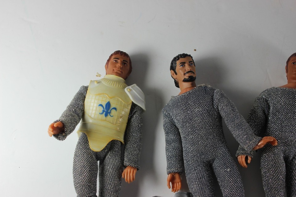MEGO VINTAGE 8 inch ACTION FIGURES WORLD GREATEST SUPER KNIGHTS 4X NICE ...