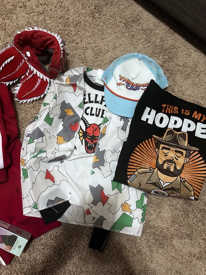 Stranger Things Cosplay Family Costume Lot. Eleven, Max, Demodog ...