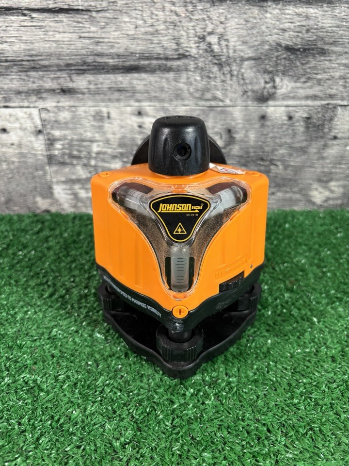 Johnson Manual Leveling Rotary Laser Level Kit 40-0918 W/Case (Free ...