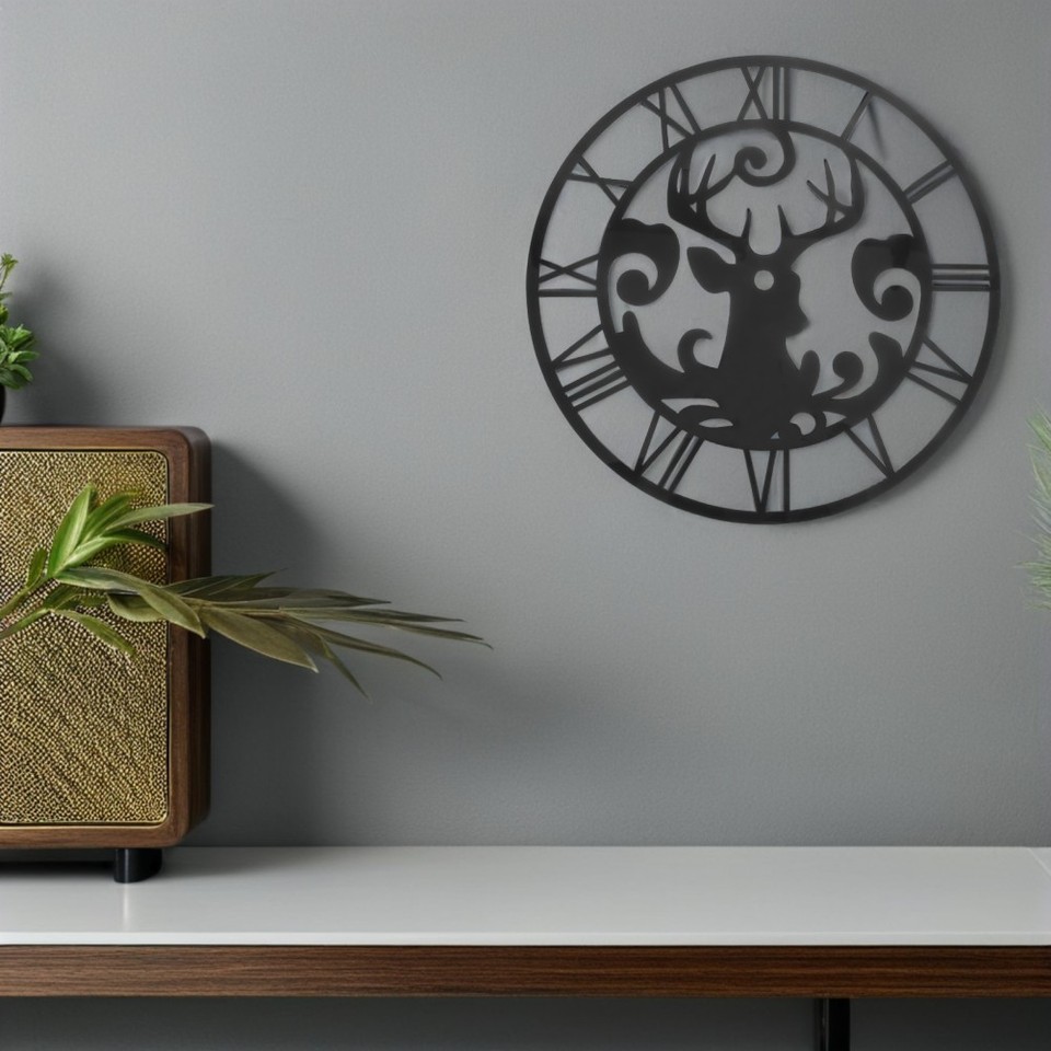 2 Pcs Decalcomania Del Quadrante Dell'orologio Rotondo Adesivi Murali ...