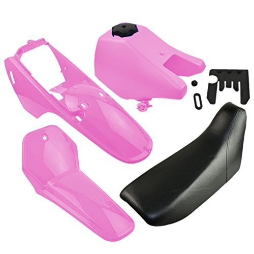 YAMAHA PW80 PW 80 PINK PLASTIC FENDER FAIRINGS SEAT GAS TANK SET NEW | eBay
