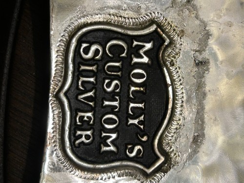 MOLLY'S CUSTOM SILVER BELT BUCKLE 2019 | eBay