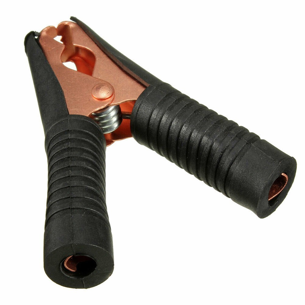 2*Black+Red Car Alligator Clips 250V / 100A Crocodile Clip Battery Test ...