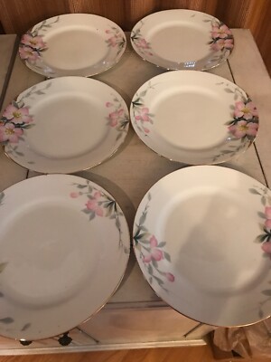 Vintage NORITAKE NIPPON China ~ AZALEA ~ Set of 6 SALAD PLATES | eBay
