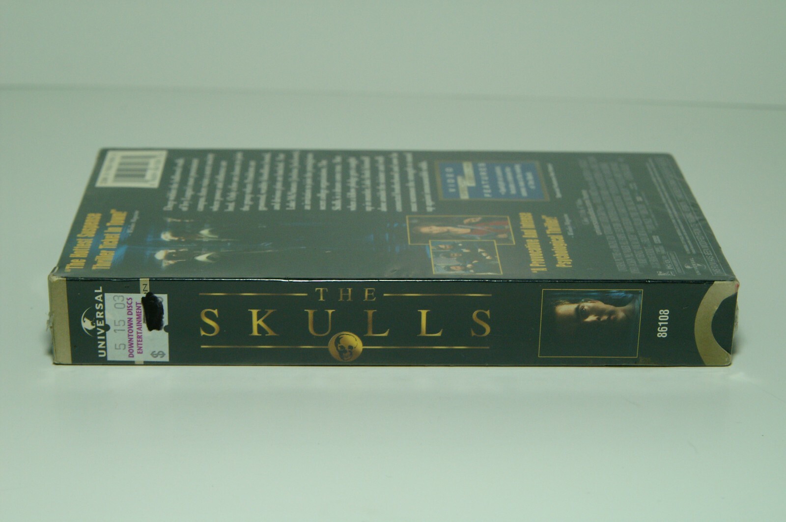 The Skulls SPECIAL EDITION (2000 VHS) Joshua Jackson Paul Walker NEW ...