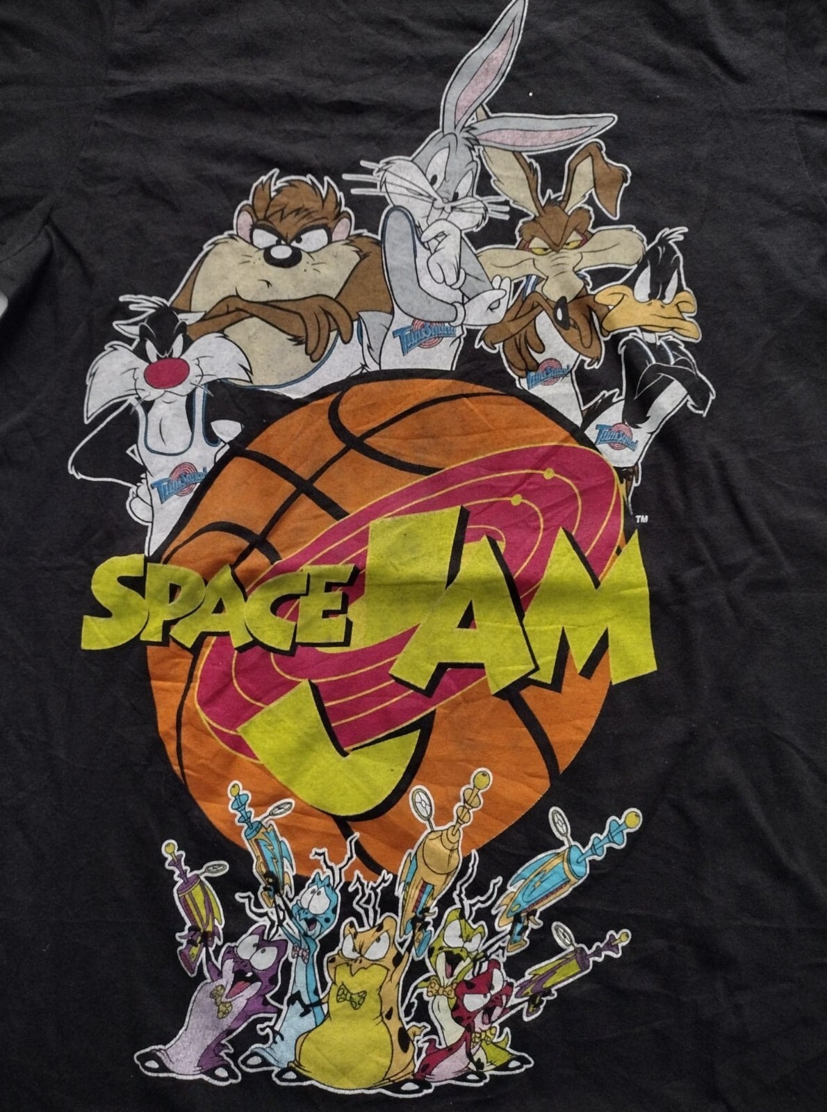 Space Jam Movie Looney Tunes Aliens Bugs Jordan Hoop … - Gem