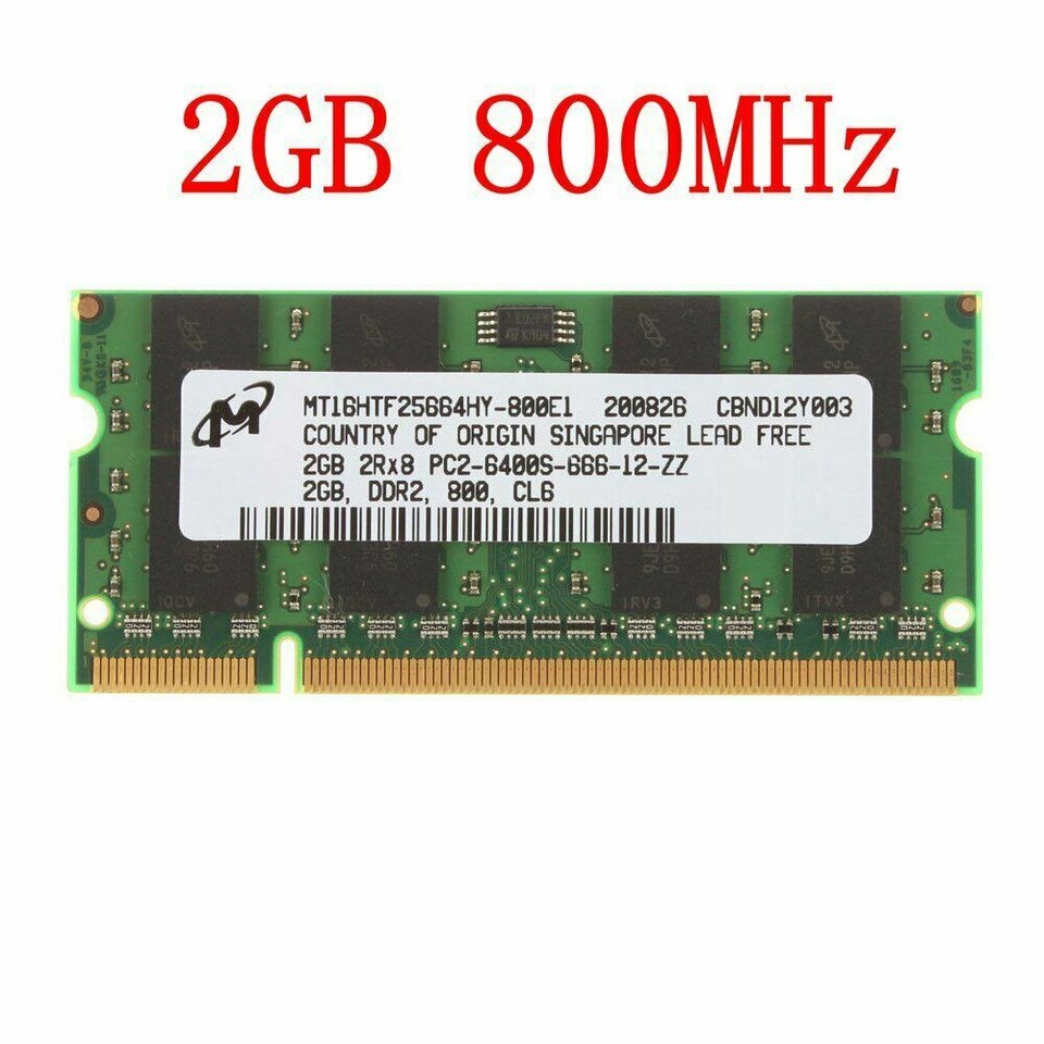 8GB 2 x 4GB / 2GB DDR2 800MHz PC2-6400S 200PIN Laptop RAM SODIMM For ...
