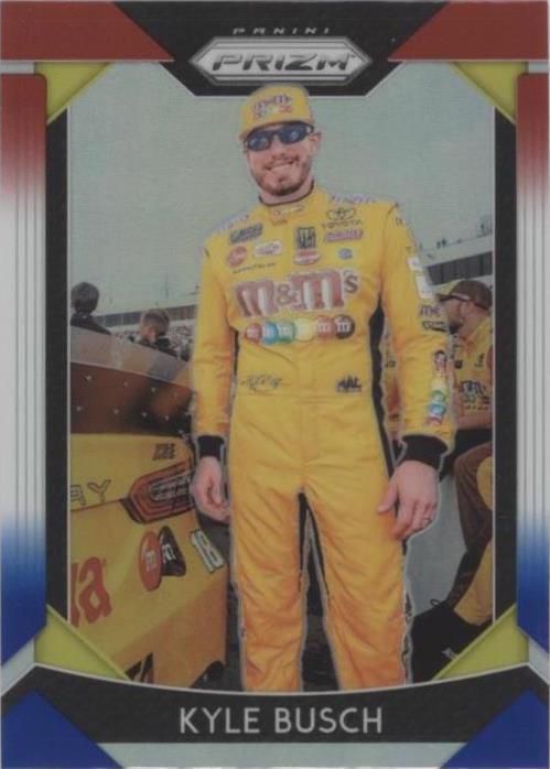 2019 Panini Prizm - Kyle Busch #15 Red White & Blue Prizm for sale ...