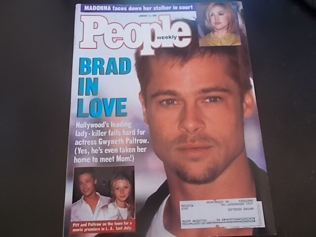 Brad Pitt, Madonna - People Magazine 1996 | eBay
