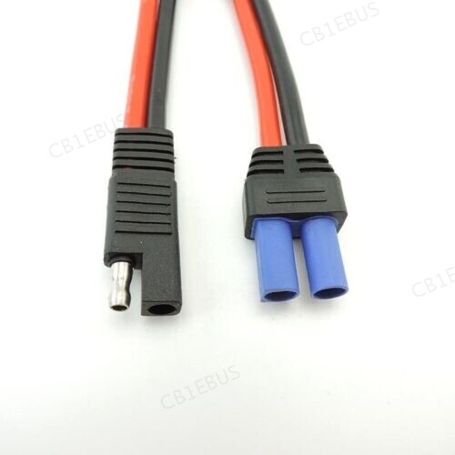 10AWG Thick EC5 Female to SAE Power Cord Cable Wire for Battery Solar ...
