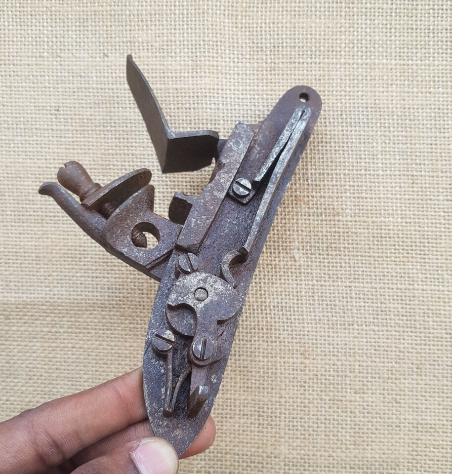 VTG BLACK POWDER MUZZLELOADER BROWN BESS FLINTLOCK HAMMER MECHANISM ...