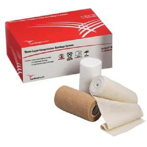 Cardinal Health Three-Layer Compression Bandage System, 10cm x 3.5cm | eBay