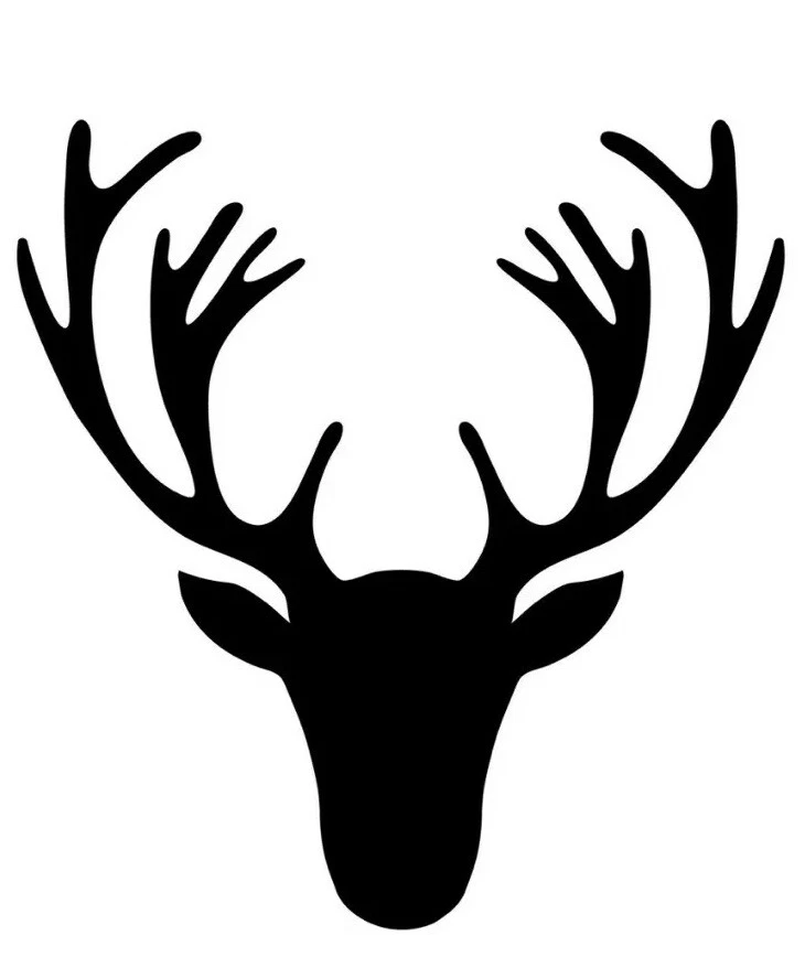 Deer Antler Decal