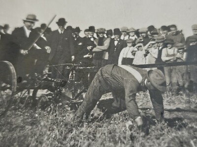 1910s Human Mule Cart Real Photo Postcard Unusual RPPC | eBay