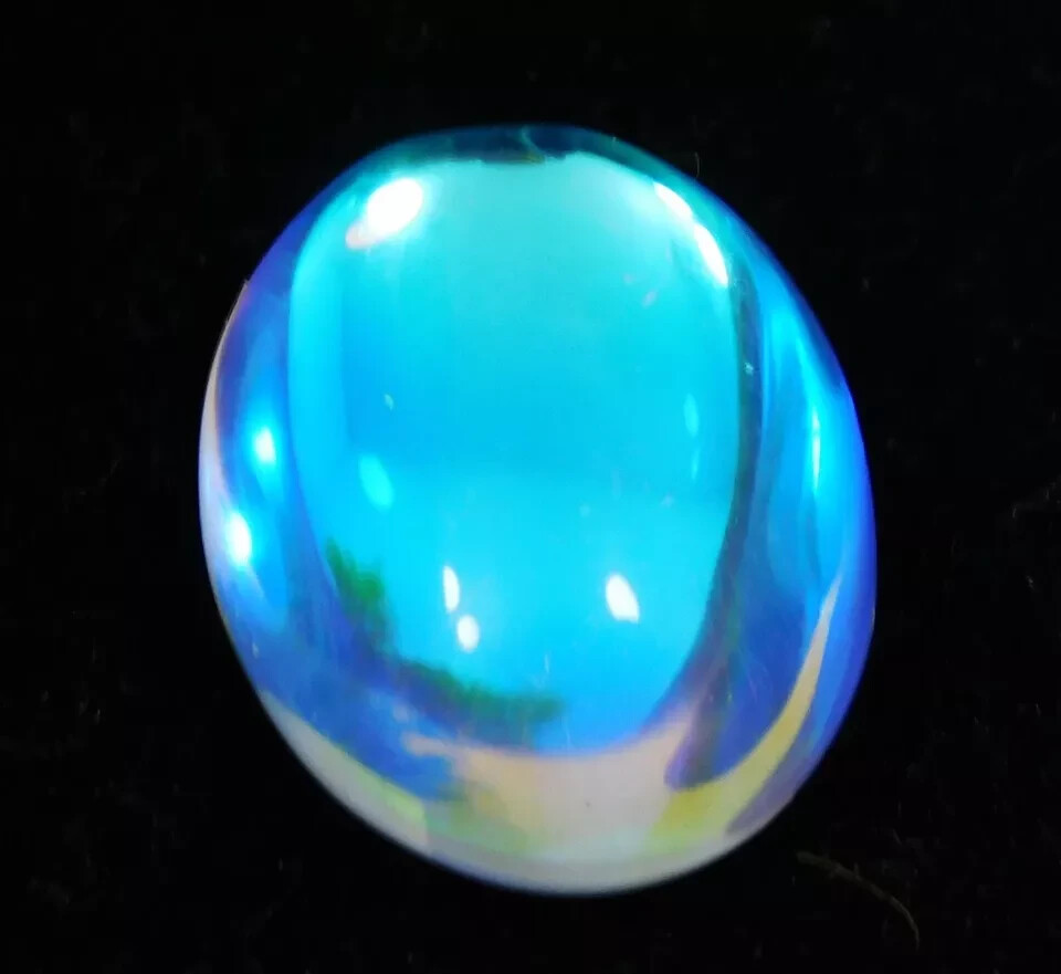 Mystic Topaz Multi-Color Oval Cut 10-12 Ct Natural Loose Gemstone EGL ...
