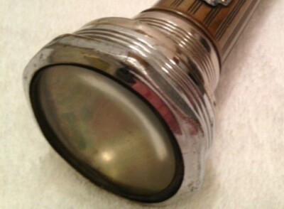 Antique Eveready Flashlight, 1920s, brass case no 2616, Untested, VERY ...