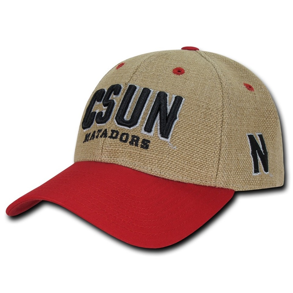 NCAA CSUN Cal State Northridge University Matadors Structured Jute Caps ...