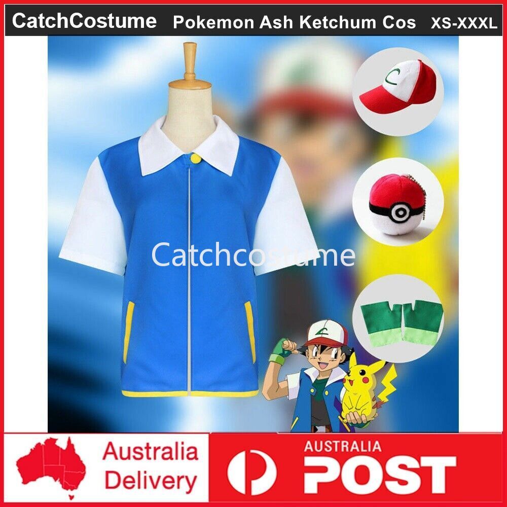 Pokemon Ash Ketchum Clothes Ash Ketchum Misty Pikachu Pokémon GO,