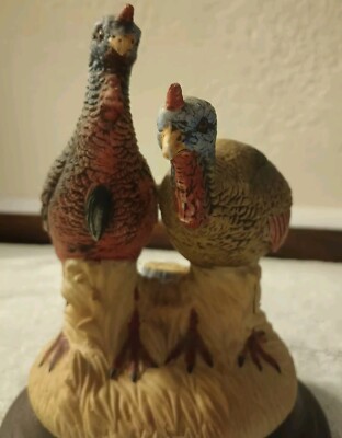 Vtg. Wild Turkey- miniature Ceramic figurine Cabin Core | eBay