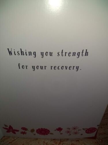 *Get Well Card Wishing You Strength For Your Recovery. Pretty Flowers ...