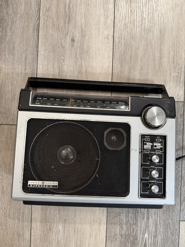 General Electric Superadio II Long Range AM/FM 7-2885 Vintage Super ...