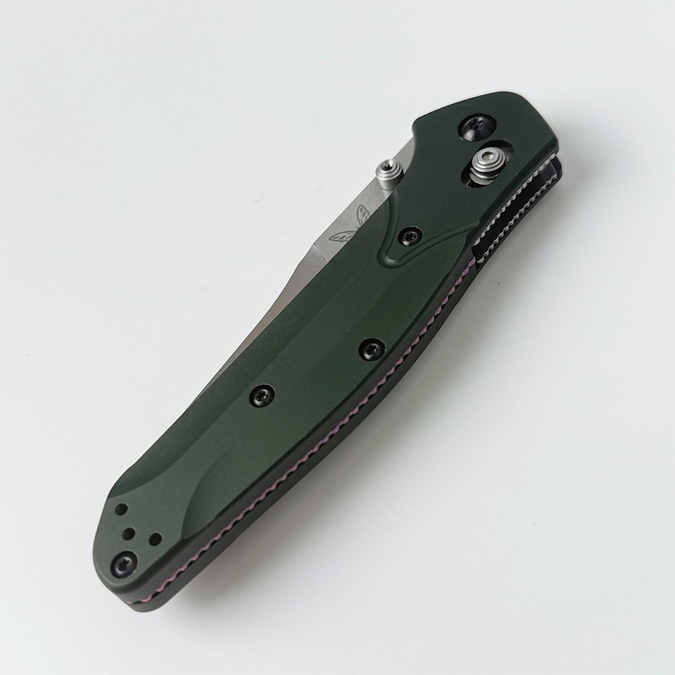 Benchmade Knives Osborne 940 CPM-S30V Steel Green Aluminum Handle ...