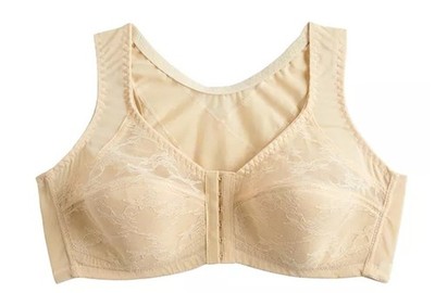 NWPT Carnival 38B Front Closure Posture Support Bra 645 Ivory 126733 | eBay